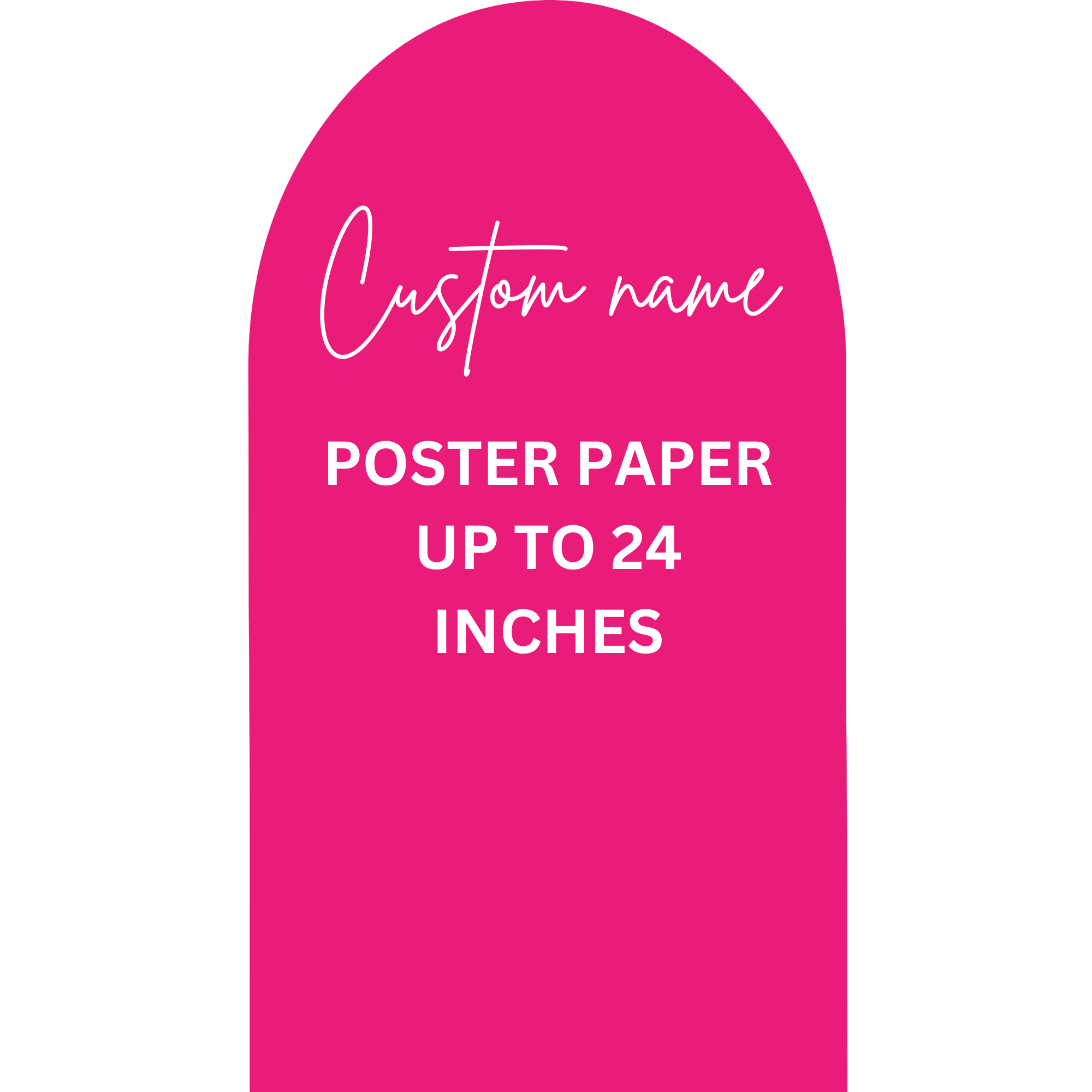 POSTER-Custom name, 1 name cutout up to 24 inches – craftsbyemni