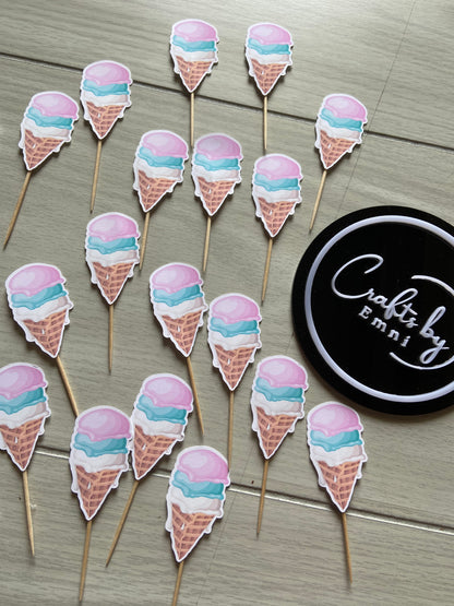 12- Personalized Cupcake Toppers ** MESSAGE ME BEFORE PURCHASING ...